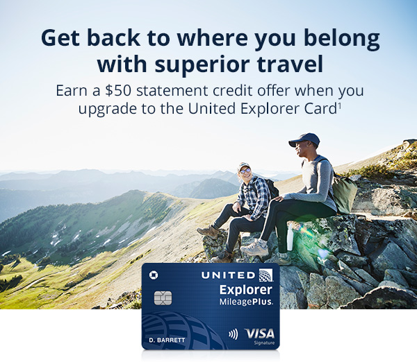 Chase UA explorer 升级offer $50 - 玩卡 - 美卡论坛